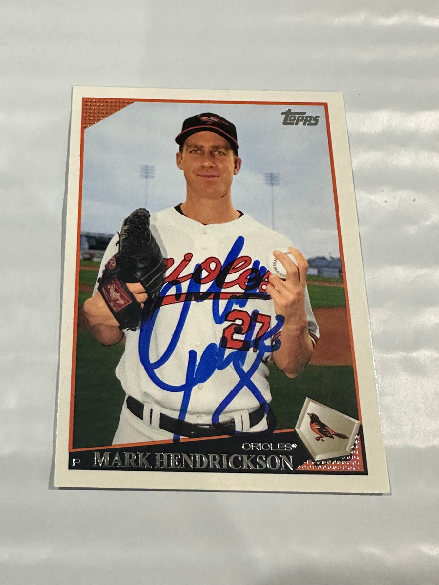 Mark Hendrickson autographed card- 2009 Topps – Five Tool Signings