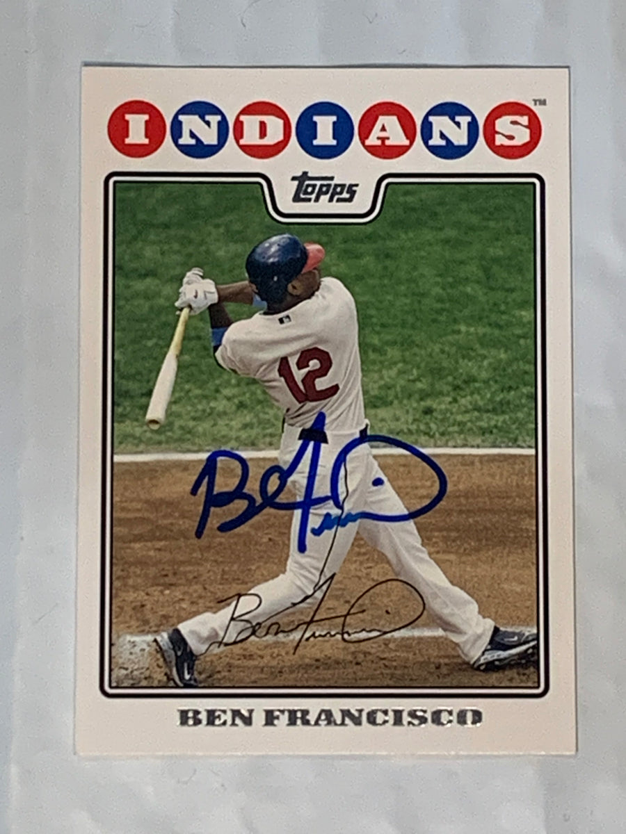Ben Francisco autographed card- 2008 Topps – Five Tool Signings