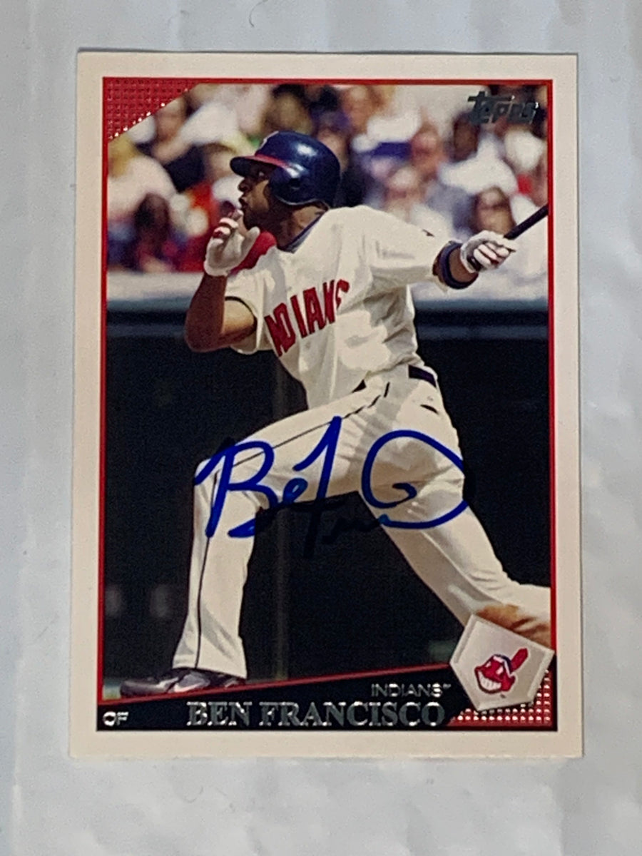 Ben Francisco autographed card- 2009 Topps – Five Tool Signings