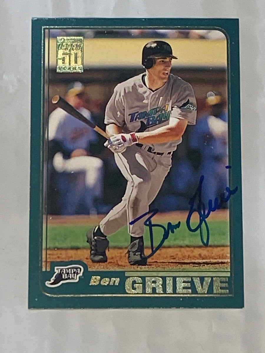 Ben Grieve autographed card- 2001 Topps – Five Tool Signings