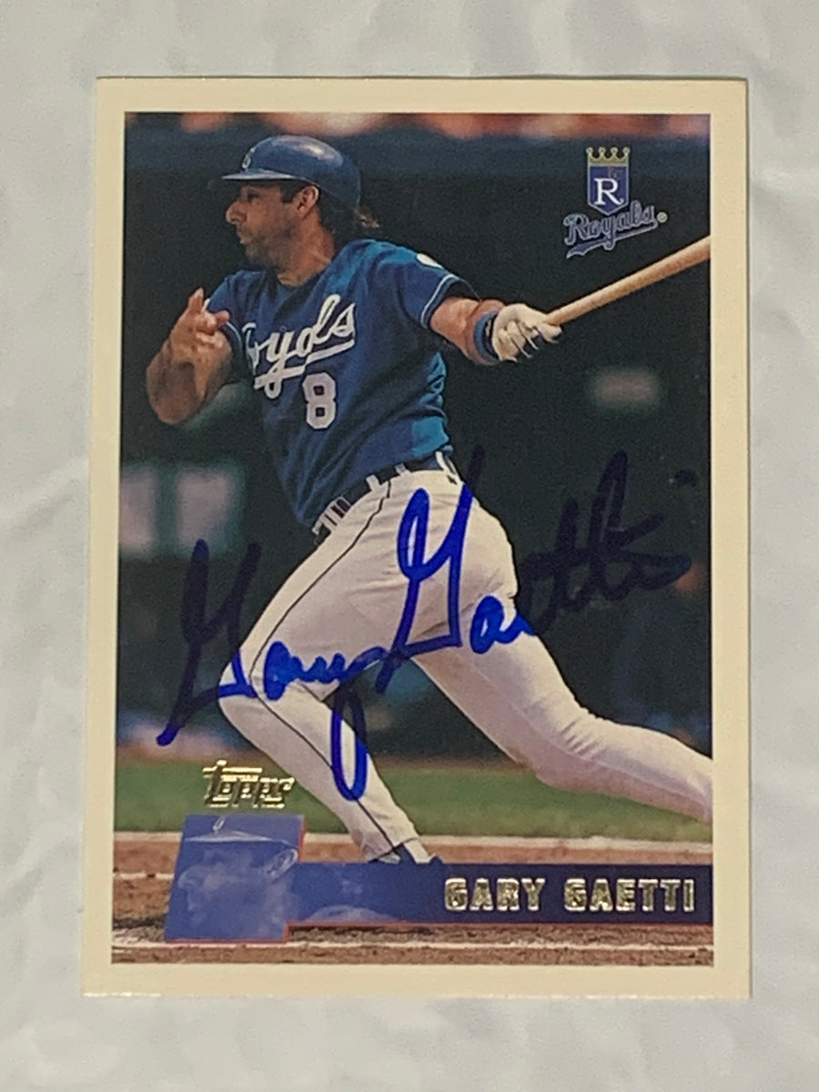 Gary Gaetti autographed card- 1996 Topps – Five Tool Signings