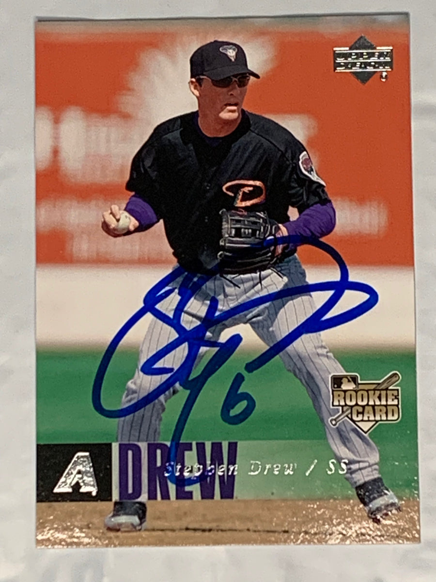 Stephen Drew autographed card- 2006 Upper Deck – Five Tool Signings