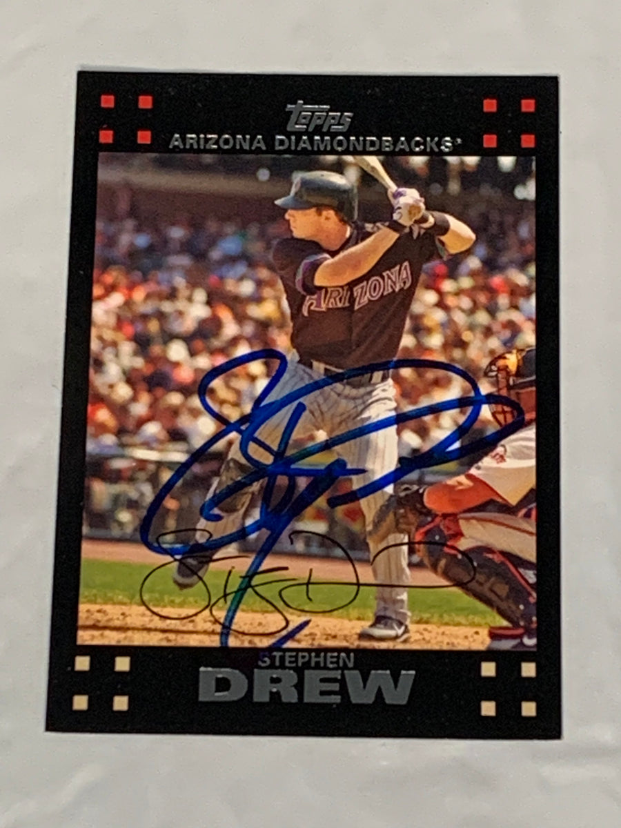 Stephen Drew autographed card- 2007 Topps – Five Tool Signings