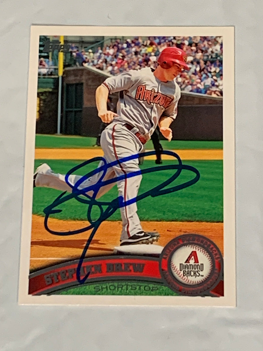 Stephen Drew autographed card- 2011 Topps – Five Tool Signings
