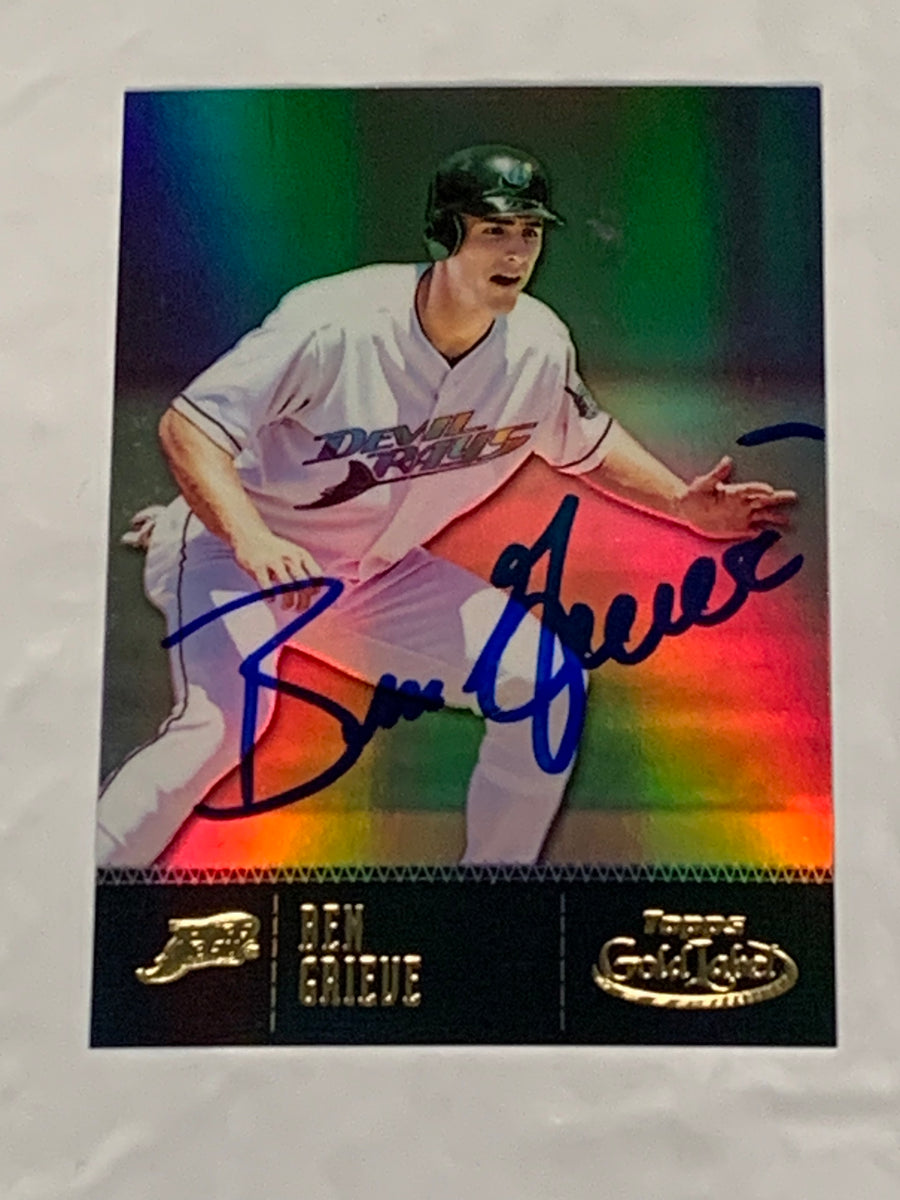 Ben Grieve autographed card- 2002 Topps Gold Label – Five Tool Signings