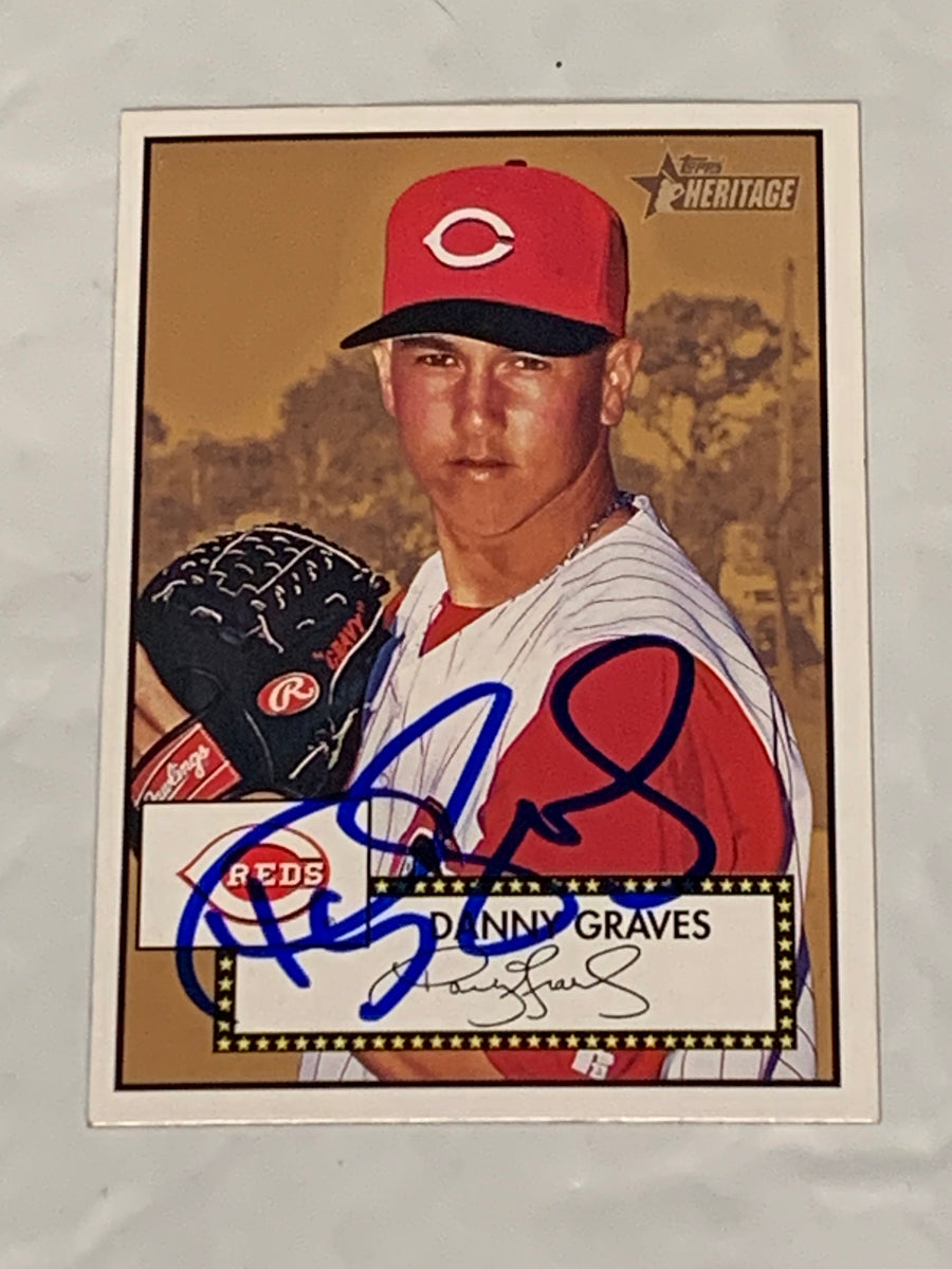 Danny Graves autographed card- 2001 Topps Heritage – Five Tool Signings