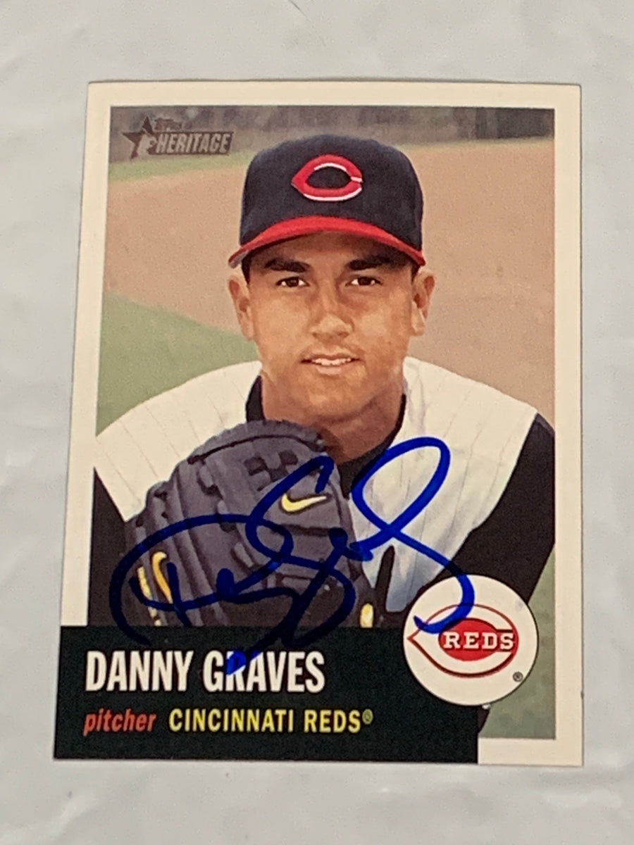 Danny Graves autographed card- 2002 Topps Heritage – Five Tool Signings