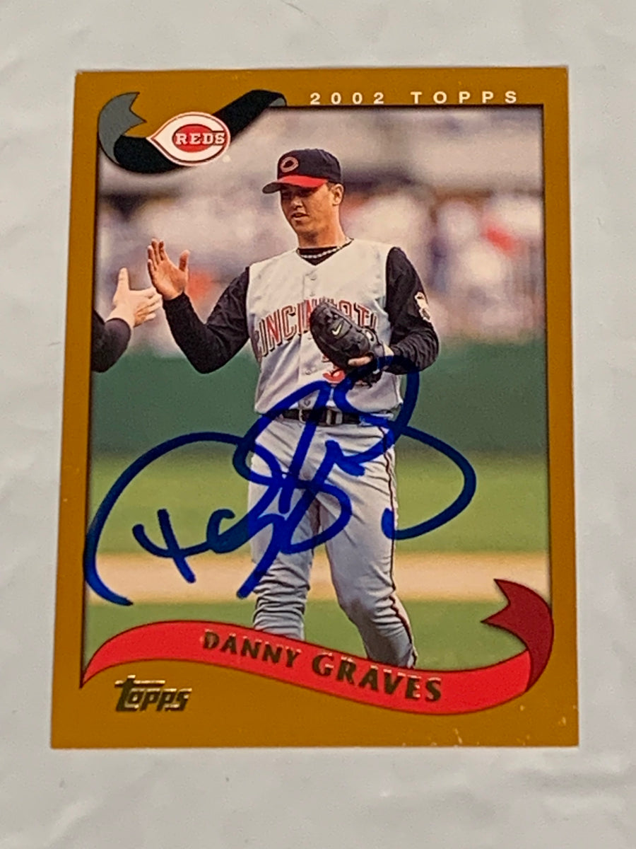 Danny Graves autographed card- 2002 Topps – Five Tool Signings