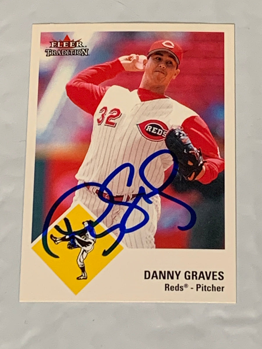 Danny Graves autographed card- 2003 Fleer Tradition – Five Tool Signings