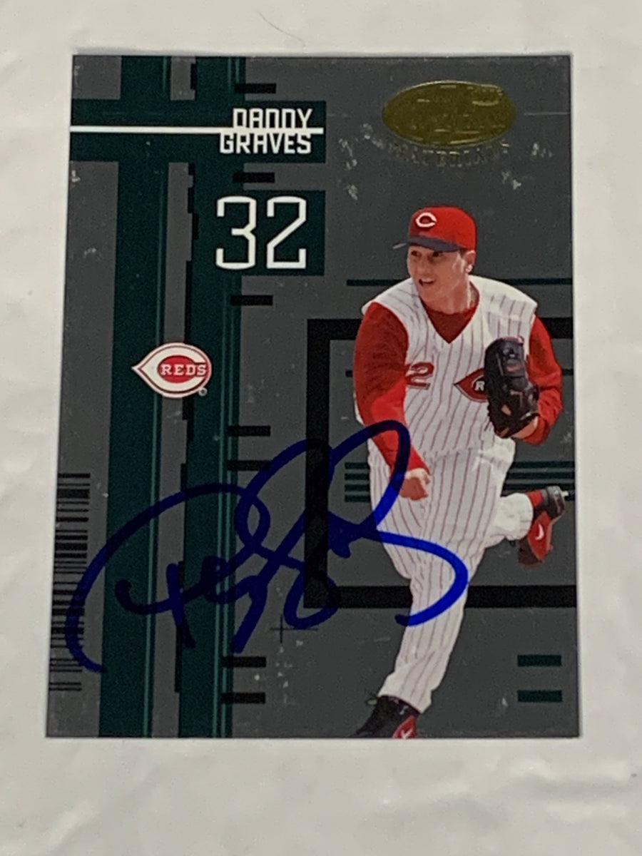 Danny Graves autographed card- 2005 Leaf Certified – Five Tool Signings